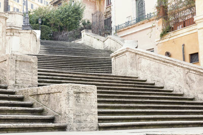 The Spanish Steps in Rome, Italy Stock Photo - Image of history, stairs ...