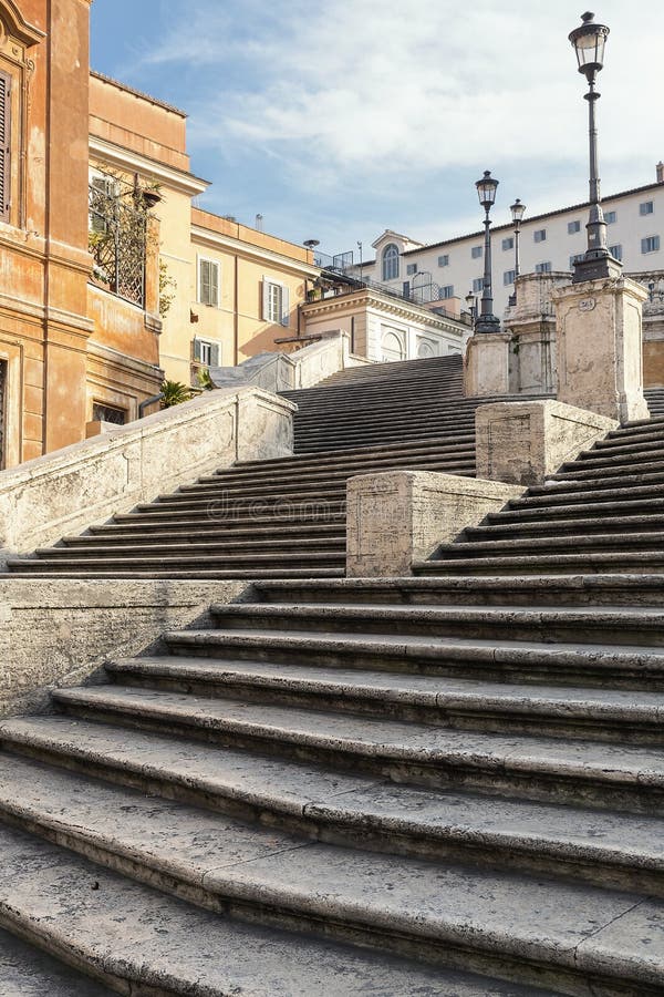The Spanish Steps in Rome, Italy Stock Photo - Image of piazza ...