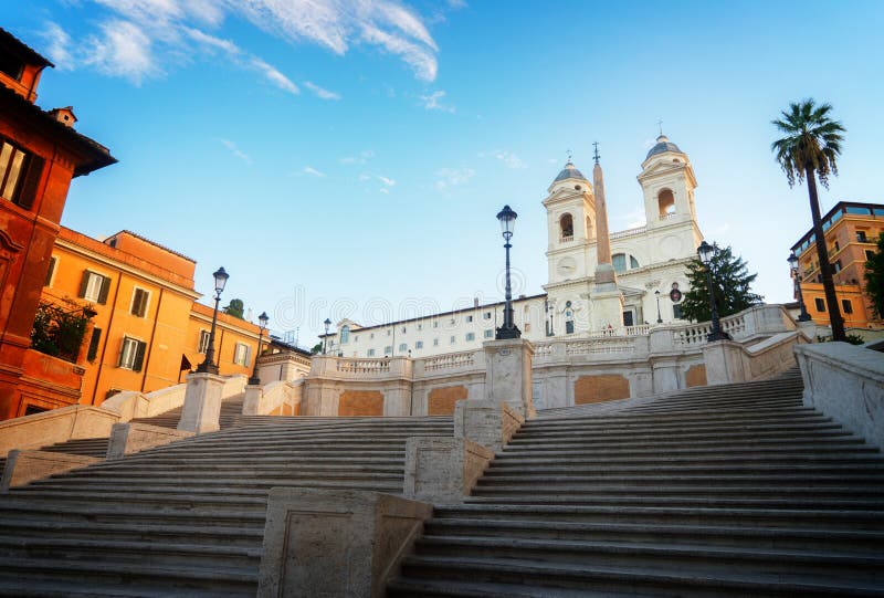 Spanish Steps, Rome, Italy stock image. Image of basilica - 93668257