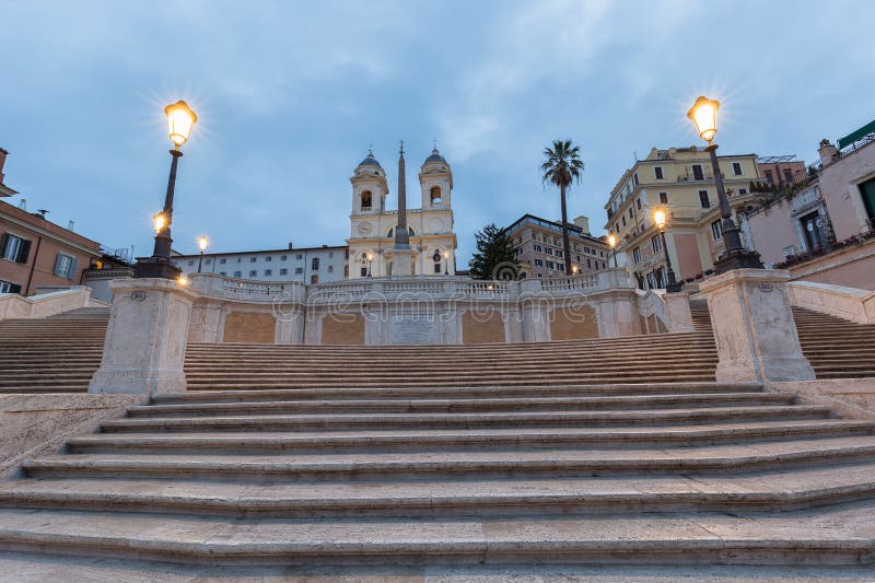 Spanish Steps Rome, Italy editorial stock photo. Image of piazza - 93952148