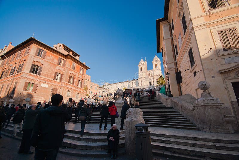 Spanish Steps in Rome, Italy Editorial Photo - Image of sculpture ...