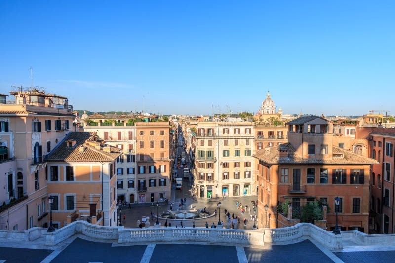 Spanish Steps in Rome editorial image. Image of travel - 125316480