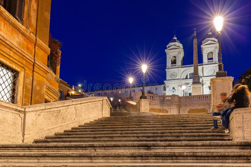 Rome at Night stock image. Image of famous, landscape - 33404061