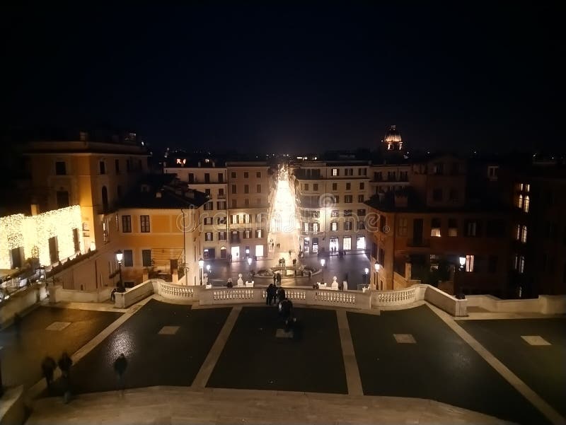 Spanish Steps Spectacular View from Top Editorial Image - Image of ...