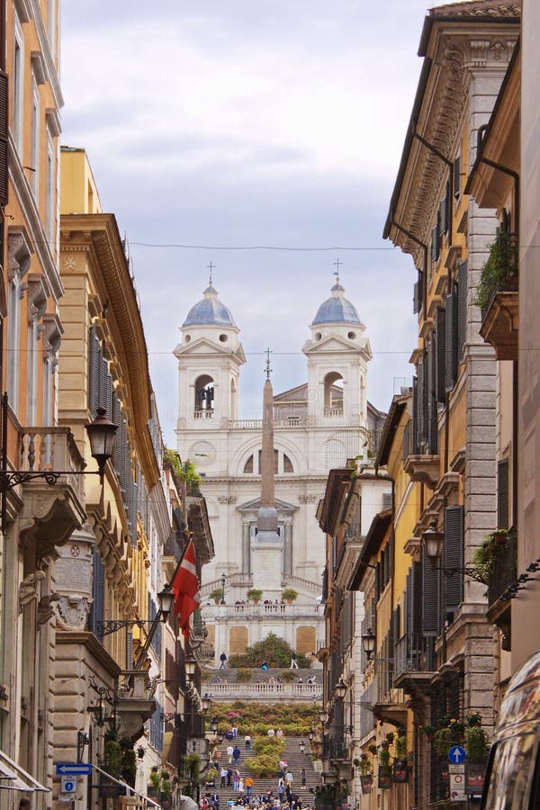 Spanish Steps stock image. Image of history, grey, monument - 72717629