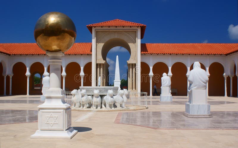 Spanish Style Theatre stock image. Image of park, brown - 98028207