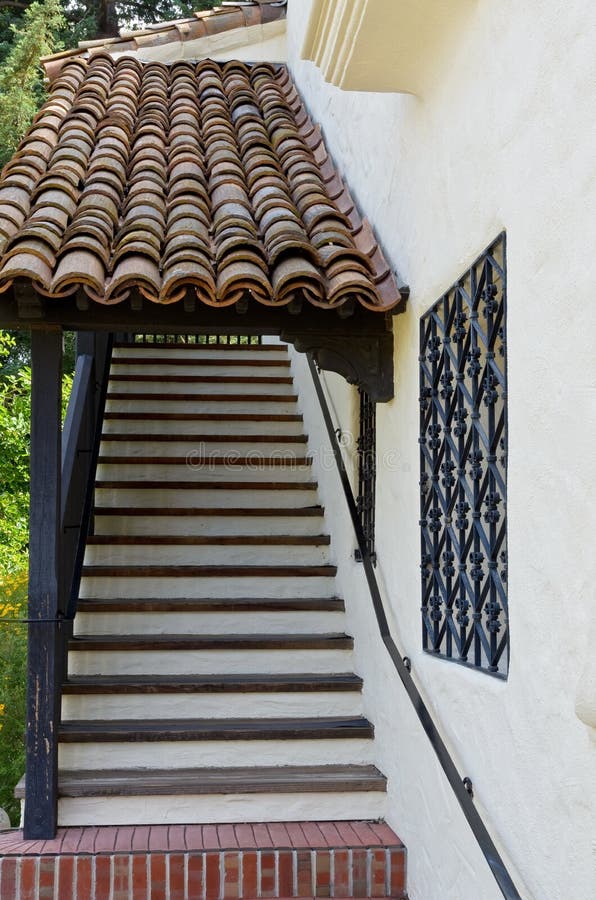 Spanish style staircase stock photo. Image of spanish - 20517758