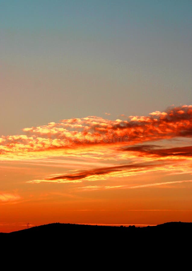 Spanish Sunset stock photo. Image of evening, colors, orange - 2714266