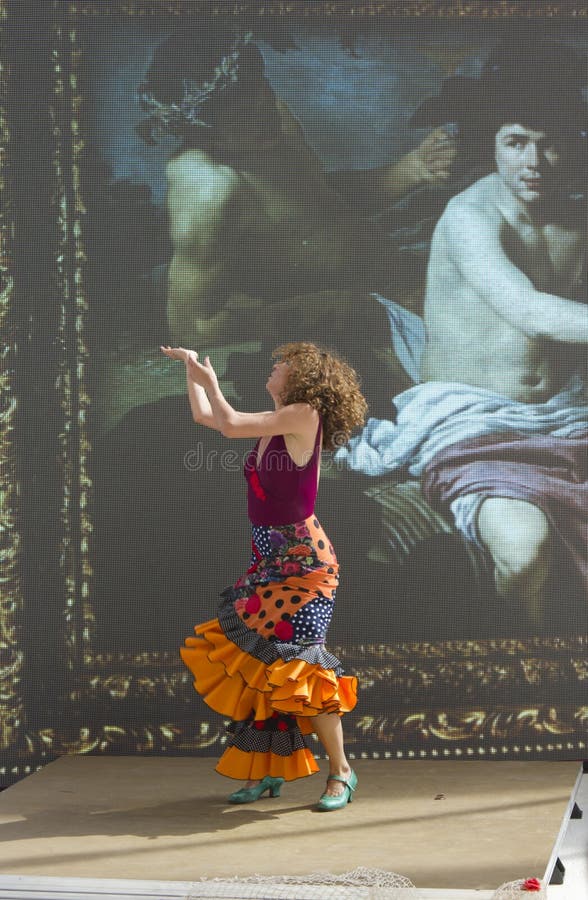 Spanish Tango Dancer Performance Editorial Stock Photo - Image of italy ...