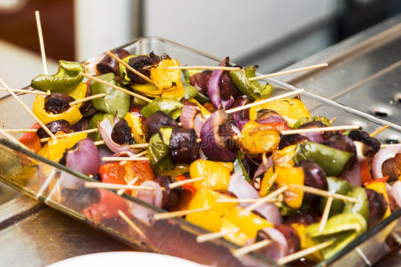 Spanish Tapas Called Pintxos of the Basque Country Stock Photo - Image ...