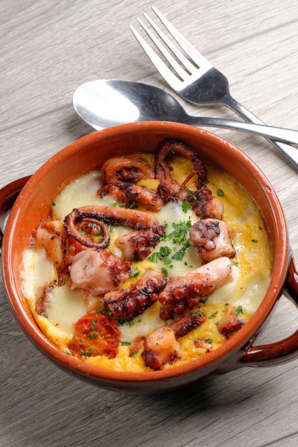 Spanish Tapas Style Octopus Stock Photo - Image of cooked, cuisine ...