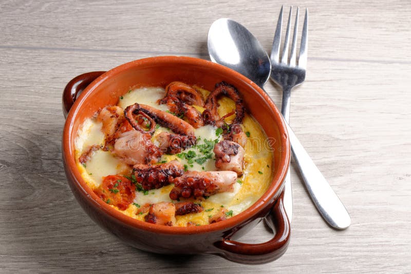 Spanish Tapas Style Octopus Stock Image - Image of galicia, menu: 38432999