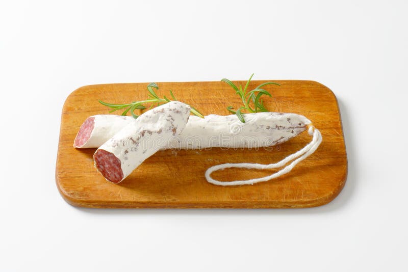Fuet - Catalan Dry Cured Sausage Stock Image - Image of cured, thin ...