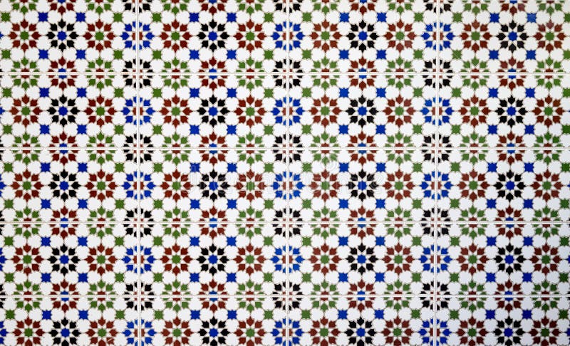 Old Spanish Tile Mosaic stock image. Image of abstract - 34584297