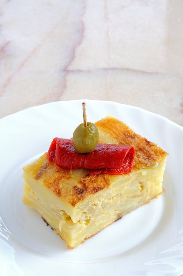 Spanish Tortilla Tapas, Andalusia. Stock Image - Image of ration ...