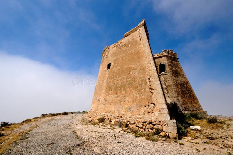 Mesa Roldan Lighthouse in Spain Stock Photo - Image of beauty, maritime ...
