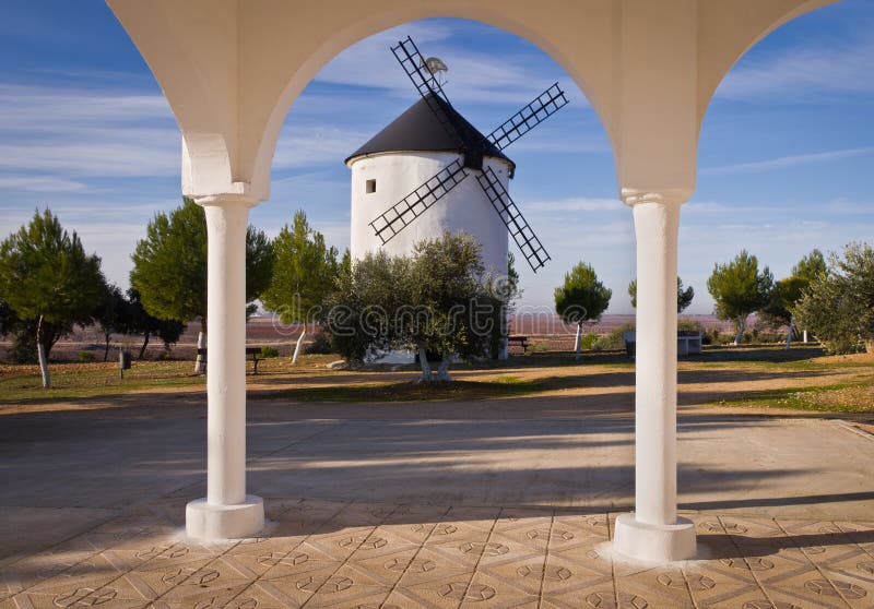 Windmills, Consuegra spain stock image. Image of europe - 21759293