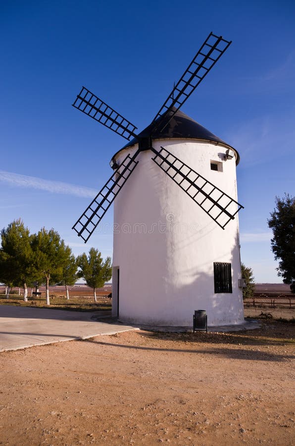 Spanish Windmill stock image. Image of europe, mancha - 23687549