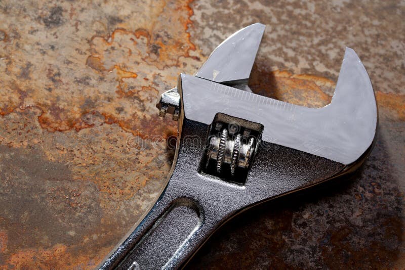 Spanner stock photo. Image of metallic, hand, rusty, chrome - 23566414