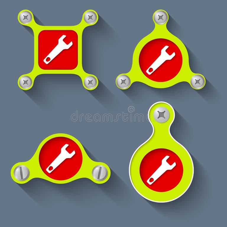 Spanner stock vector. Illustration of icons, shadow, rivet - 51831850