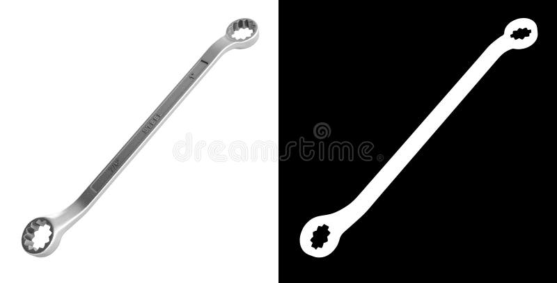 Spanner 3d Render with Alpha Stock Illustration - Illustration of ...