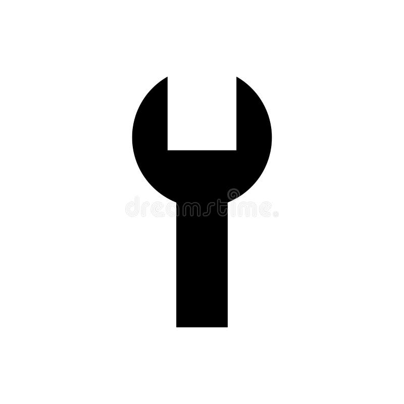 Spanner Icon Vector. Simple Flat Symbol. Tool Icon. Stock Vector ...