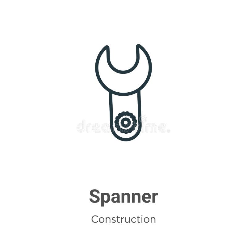 Spanner Icon in Filled, Thin Line, Outline and Stroke Style. Vector ...