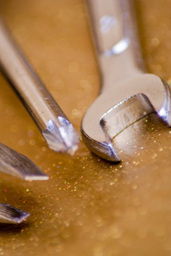 Spanner and screwdriver stock image. Image of spanner - 11908777