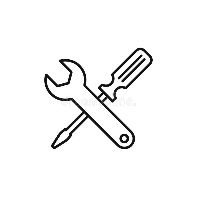 Spanner Screwdriver Icon Stock Illustrations – 28,607 Spanner ...