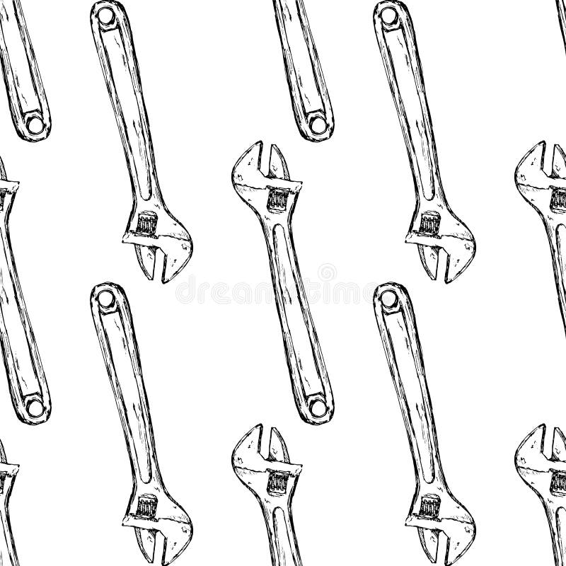 Spanner Hand Sketch Stock Illustrations – 843 Spanner Hand Sketch Stock ...