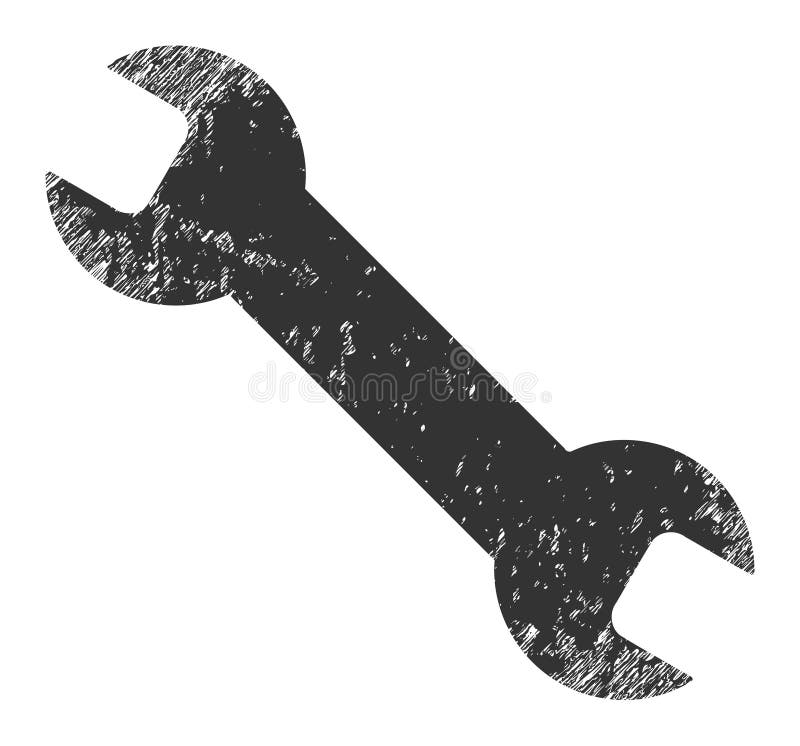 Vector Spanner Tool Flat Icon Symbol Stock Vector - Illustration of ...