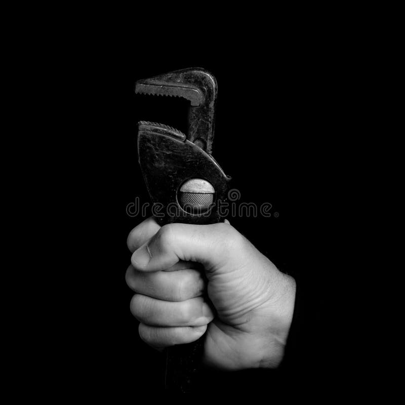 Spanner - Tools in a Man`s Hand Stock Photo - Image of spanner, wrench ...