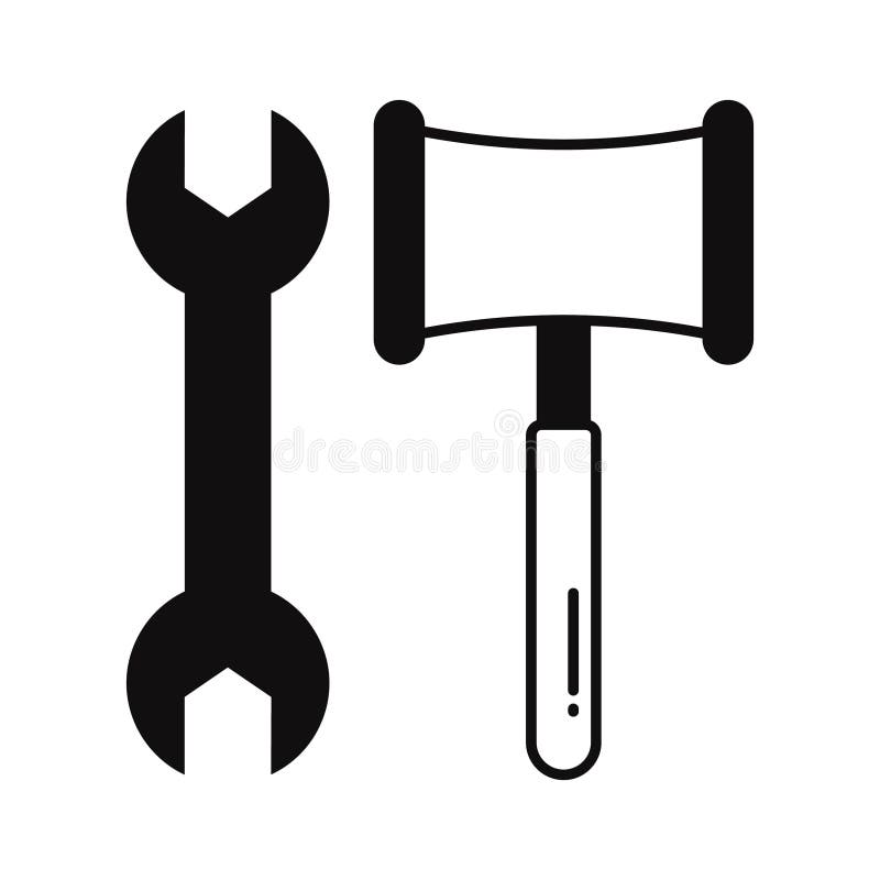 Spanner Tools Vector Icon Which Can Easily Modify or Edit Stock Vector ...