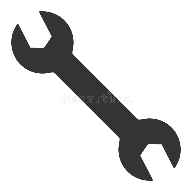Spanner. Vector Illustration Decorative Design Stock Vector ...