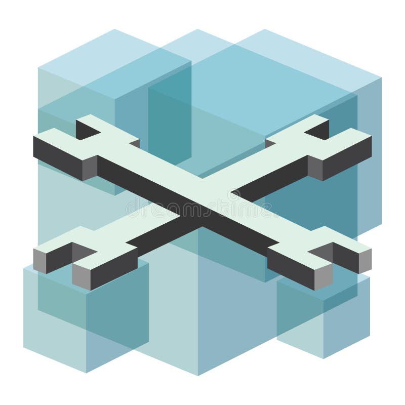 Spanner. Vector Illustration Decorative Design Stock Vector ...