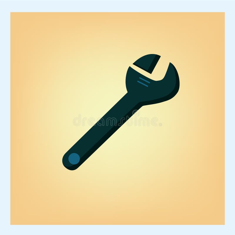 Spanner. Vector Illustration Decorative Design Stock Vector ...