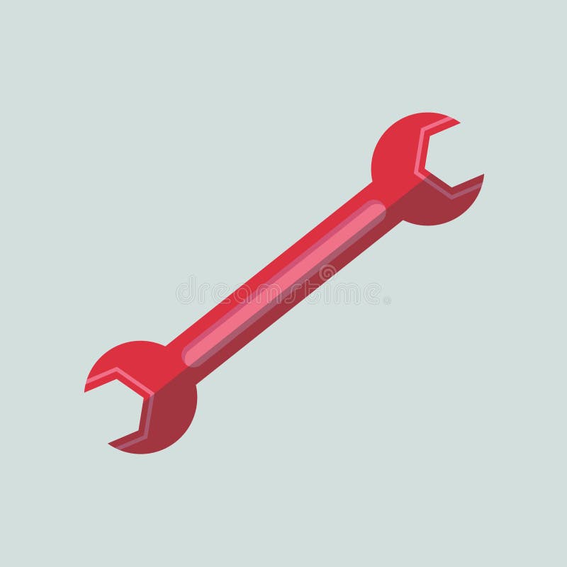 Spanner. Vector Illustration Decorative Design Stock Vector ...