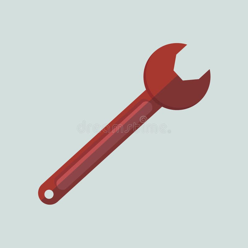 Spanner. Vector Illustration Decorative Design Stock Vector ...