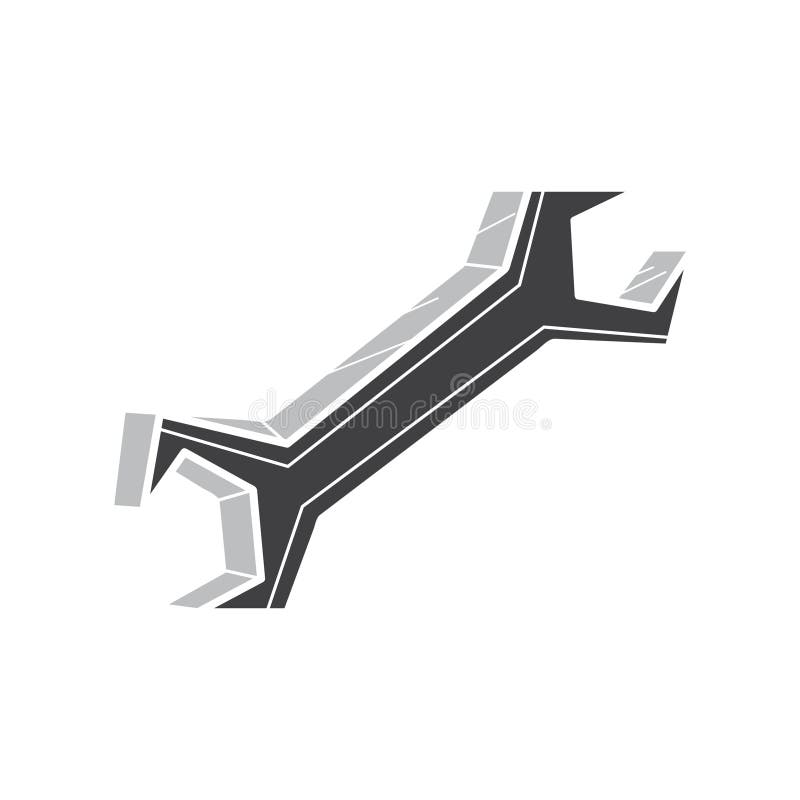 Spanner. Vector Illustration Decorative Design Stock Vector ...