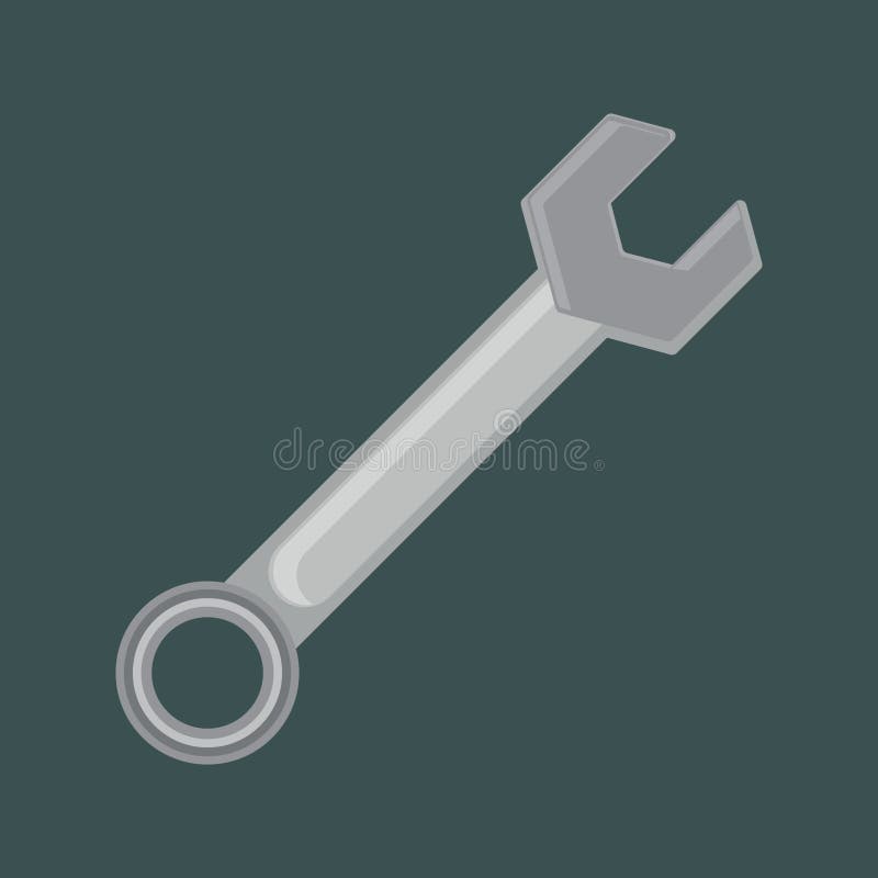 Spanner. Vector Illustration Decorative Design Stock Vector ...