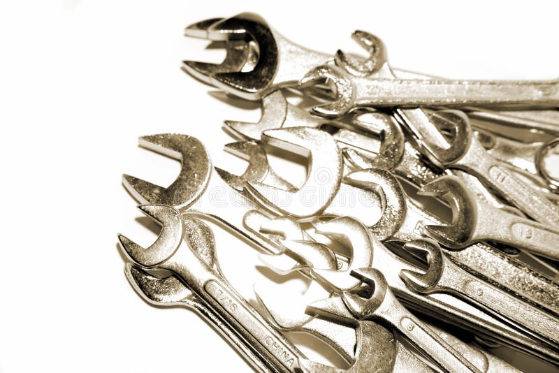 Spanners stock image. Image of macro, automotive, spanners - 6781171