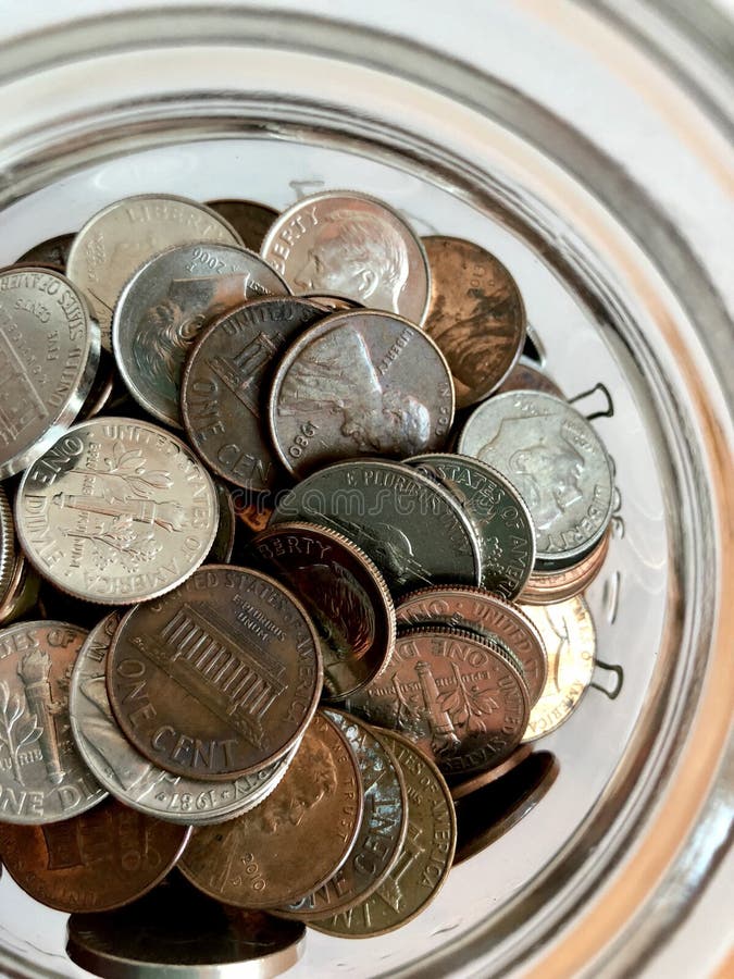 Spare change jar stock image. Image of extra, finance - 139776909