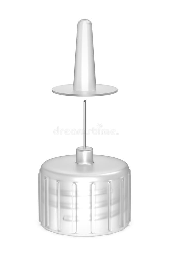 Spare Needle for Insulin Pen Stock Image - Illustration of injector ...