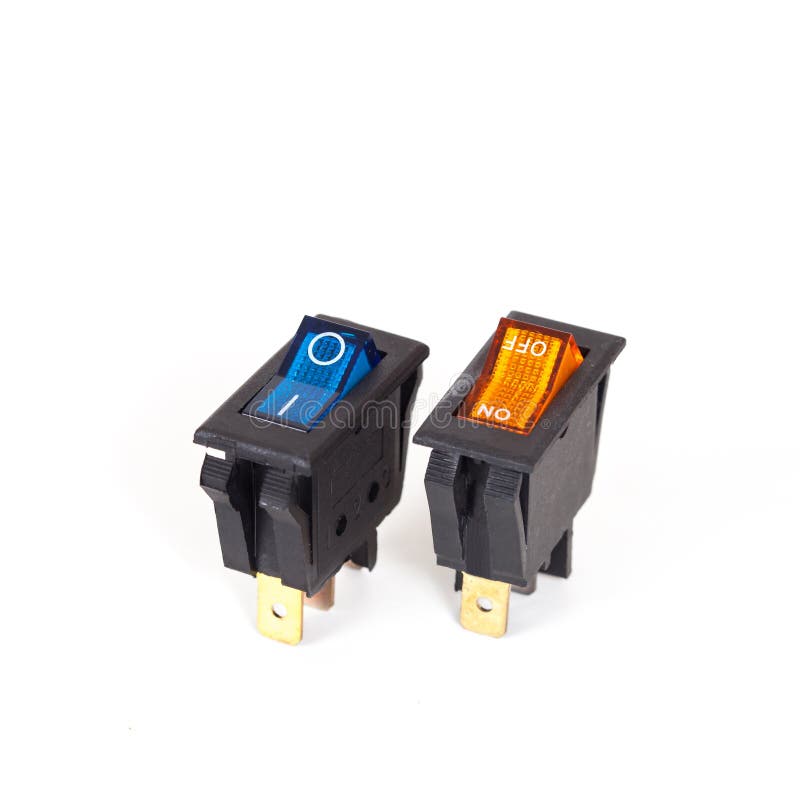 Spare Part of on/Off Switch Stock Image - Image of trigger, technical ...