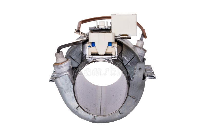 Spare Parts Isolated. Macro of Electric Heating Element for a ...