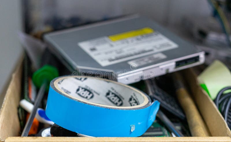 Spare Parts To the Computer at the Service Center Editorial Image ...