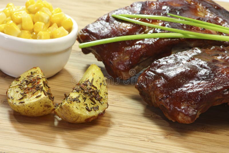 Spare Ribs stock photo. Image of ribs, meal, barbecue - 8559724