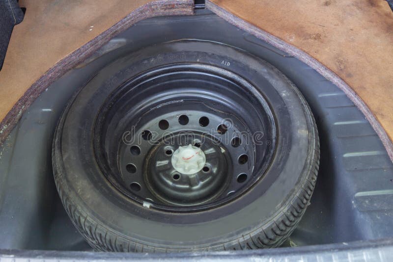 Spare wheels stock photo. Image of vehicle, road, problem - 76167636