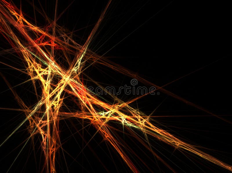 Abstract Red Fractal Lake an Energy Explosion Stock Illustration ...