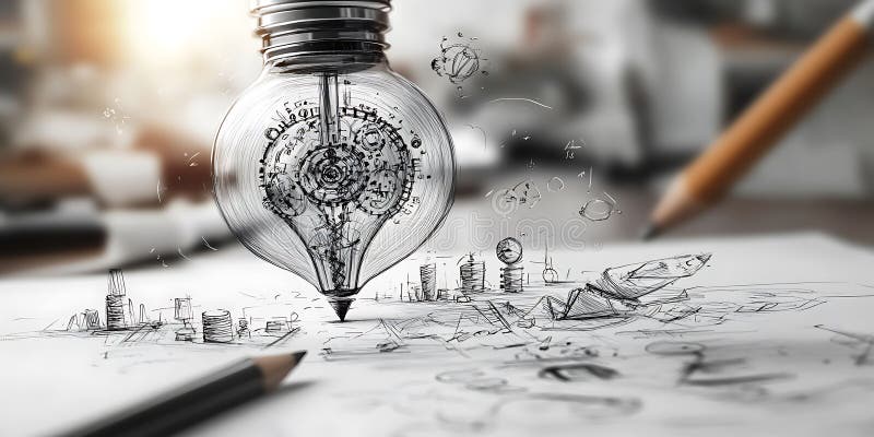 Spark Creativity Ideas Inspiration Background Wallpaper Stock ...